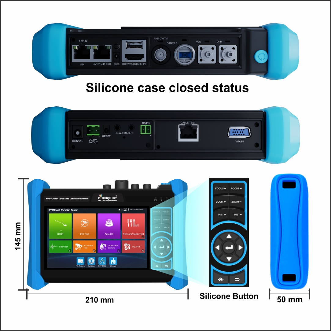 Fibershot C6 Pro OTDR – All-in-One Fiber & Surveillance Network Analyzer
