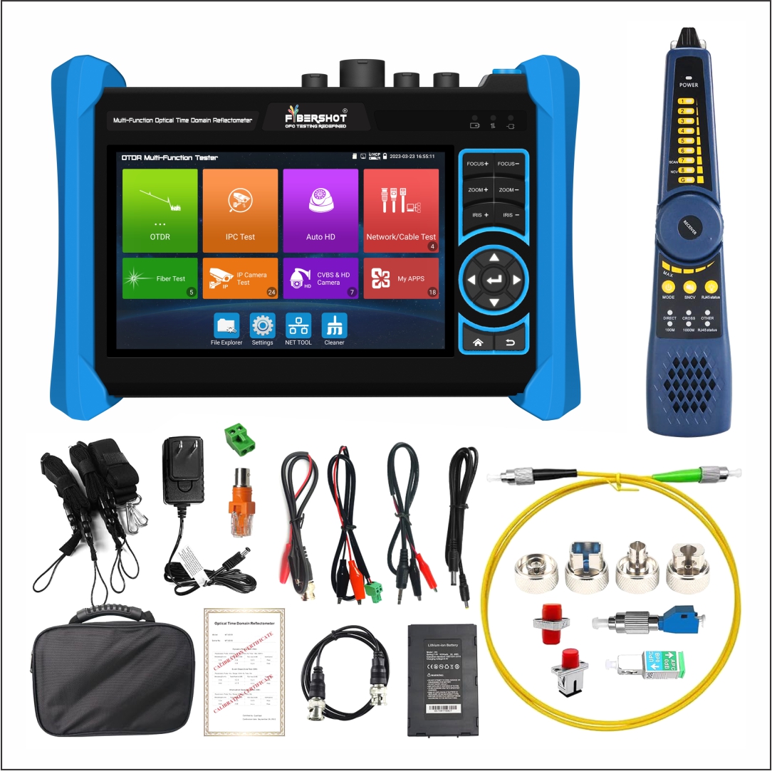 Fibershot C6 Pro OTDR – All-in-One Fiber & Surveillance Network Analyzer